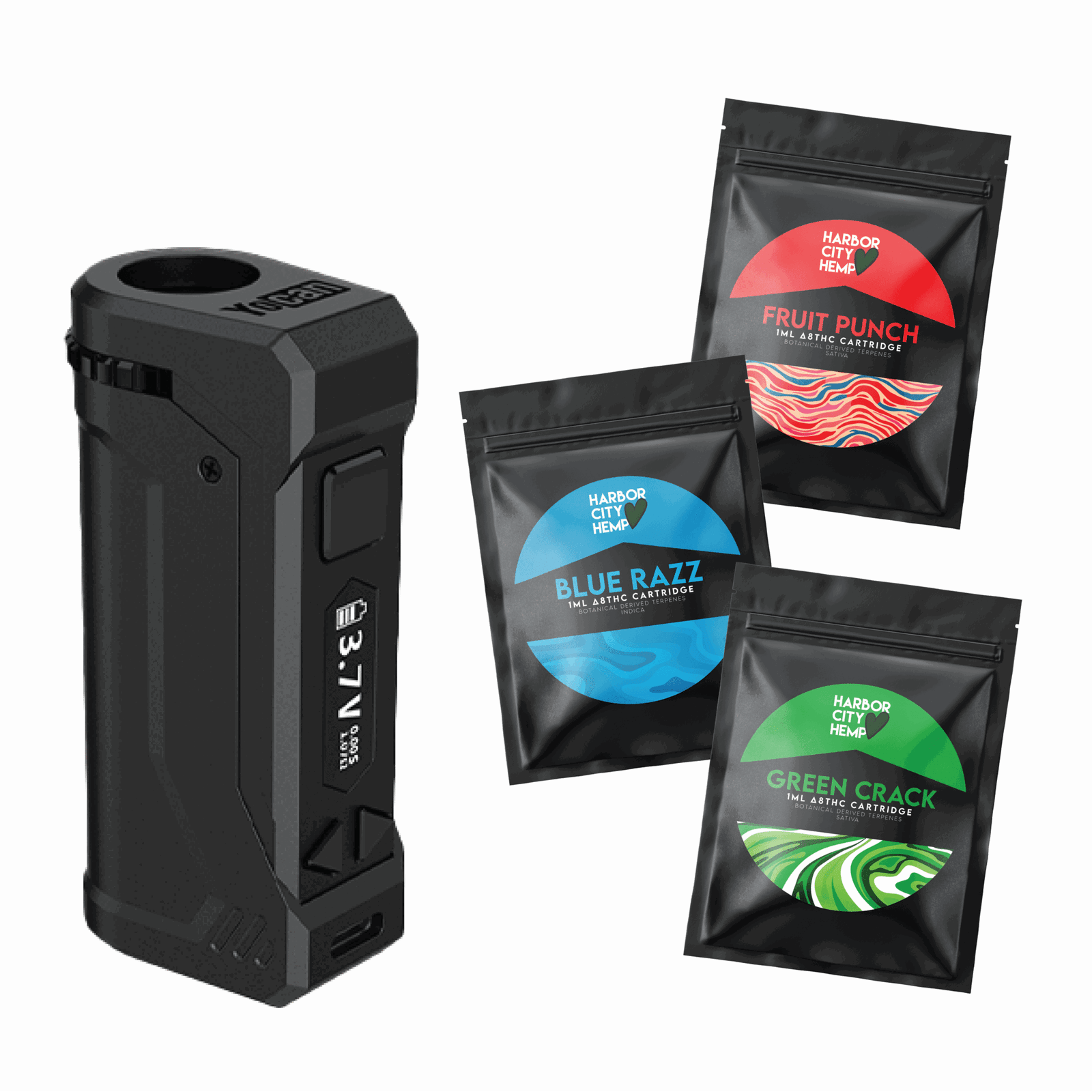 Vape Battery + Cartridge Bundle - Harbor City Hemp